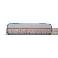 China Rectangular Plastic Sublimation Pencil Case And Portable Tableware Storage For Sublimation Printing for sale