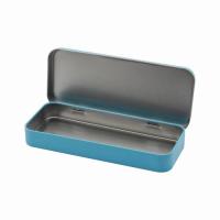China Diy Custom Sublimation Blank Tin Box Rectangular Shaped Printing Gift Metal Boxes Pencil Case for sale
