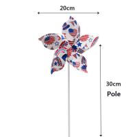 China Double Sided Printing Sublimation Blanks Windmill For Personalized Ornaments Sublimation Plastic Blanks for sale