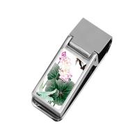 China Personalized Office Decor Stainless Steel Sublimation Blank Money Clips For Father Gifts Business Use for sale