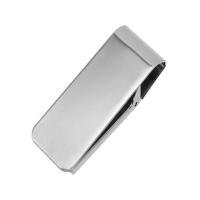China Personalized Office Decor Stainless Steel Sublimation Blank Money Clips For Father Gifts Business Use for sale