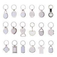 China Advertising Promotional Gift Metal Sublimation Alloy Key Chain Blank Llaveros Personalizados Keyring Logo Custom Metal Keychain for sale