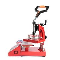 China Red Manual Pen Heat Press Machine Sublimation Pen Printing Machine for sale