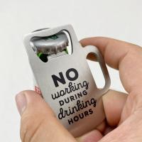 China Personalised Metal Stainless Steel Bottle Opener Sublimation Blanks for sale