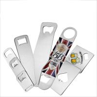 China Personalised Metal Stainless Steel Bottle Opener Sublimation Blanks for sale