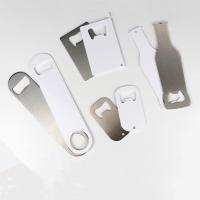China Personalised Metal Stainless Steel Bottle Opener Sublimation Blanks for sale