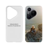 China Anti-Fingerprint Sublimation Blanks 3D Slim Phone Case For Huawei P70 for sale