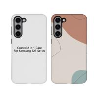 China Most Protective 3D Sublimation Phone Cases For Samsung S23 Plus Ultra 2 In 1 Mobile Cover for sale