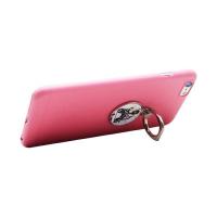 China Custom Sublimation Mobile Phone Support With Keyring Mobile Phone Ring Holder For Sublimation for sale