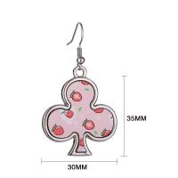 China Blank Metal Sublimation Earrings With Metal Insert Custom Sublimation Eardrop For Heat Transfer Printing for sale