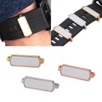 China Metal DIY Printed Sublimation Watchband Decorative Buckle Heat Transfer Zinc Alloy Watchband Accessories for sale