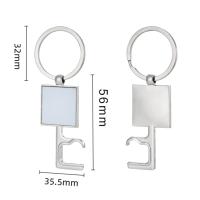 China Father Day Gift Custom Promotion Gift Opener Keychain Sublimation Blank Bottle Opener Keychain for sale