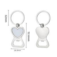 China Father Day Gift Custom Promotion Gift Opener Keychain Sublimation Blank Bottle Opener Keychain for sale