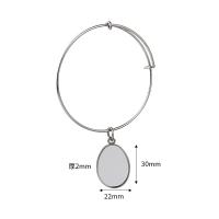 China Ladies Jewelry Bracelets Various Shapes Sublimation Blank Metal Bracelets for sale