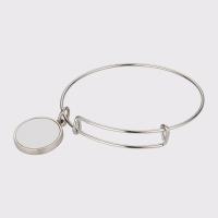 China Ladies Jewelry Bracelets Various Shapes Sublimation Blank Metal Bracelets for sale