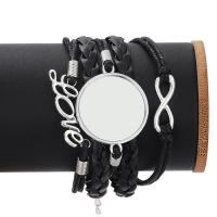 China DIY Sublimation Gifts Customized Sublimation Blanks Love Bracelet for sale