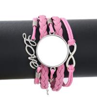 China DIY Sublimation Gifts Customized Sublimation Blanks Love Bracelet for sale