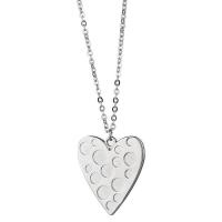 China Sublimation Love Heart Necklace Valentines Necklace For Heat Transfer for sale