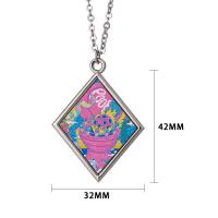 China Custom Metal Necklace Fashion Unique Jewelry Necklaces For Heat Transfer Durable for sale