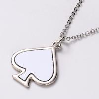 China Custom Metal Necklace Fashion Unique Jewelry Necklaces For Heat Transfer Durable for sale