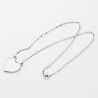 China Personalized Photo Necklace DIY Unisex Sublimation Square Shape Pendant Necklace for sale