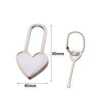 China Personalized Sublimation Gifts Valentines Day Gift Sublimation Padlock For Lover for sale