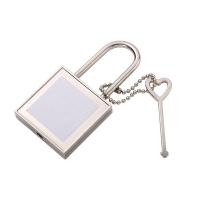 China Personalized Sublimation Gifts Valentines Day Gift Sublimation Padlock For Lover for sale