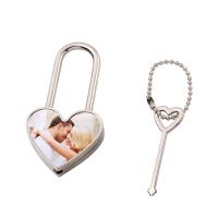 China Personalized Sublimation Gifts Valentines Day Gift Sublimation Padlock For Lover for sale