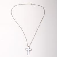 China Jewelry Necklace Pendant Custom Sublimation Metal Cross Necklace for sale