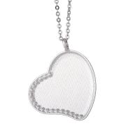China Sublimation Blank Necklace With Diamond Personalized Sublimation Blanks for sale