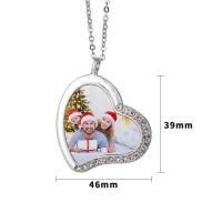 China Sublimation Blank Necklace With Diamond Personalized Sublimation Blanks for sale