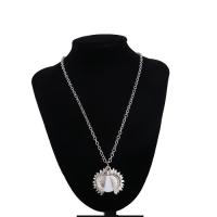 China Custom Blank Vintage Sublimation Sunflower Locket Necklace Personalized Locket With Photo for sale