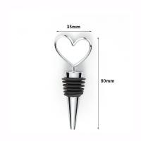 China Multiple Shapes Sublimation Wine Bottle Stopper With Aluminum Insert Personalized Sublimation Gifts for sale