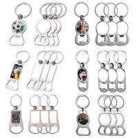 China Custom Sublimation Blank Bottle Opener Keychain for sale