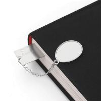 China Sublimation Blank Metal Bookmark With Ruler Custom Photo Printing Bookmark for sale