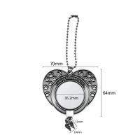 China Custom Logo Car Hanging Ornament Metal Christmas Angel Wing Ornaments Sublimation Blanks Christmas Decorations for sale