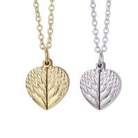 China Custom Sublimation Angel Wings Heart Locket Pendant Necklace Personalized Locket Necklace for sale