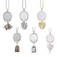 China Custom Sublimation Angel Wings Car Hanging Pendant Blanks Car Decoration for heat press for sale