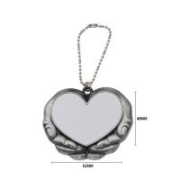 China Sublimation Blank Angel Wing Car Hanger Forever In My Heart Angel Wing Ornaments for sale