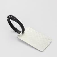 China Metal Sublimation Luggage Tag Personalized Gift Blank Custom Luggage Tag for sale