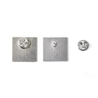 China DIY Sublimation Blank Metal Badge Brooches Personalised Pin Badges for sale