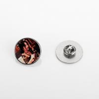 China DIY Sublimation Blank Metal Badge Brooches Personalised Pin Badges for sale