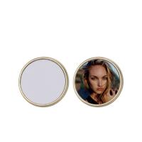 China DIY Sublimation Blank Metal Badge Brooches Personalised Pin Badges for sale