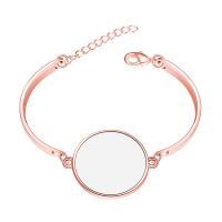 China Women Jewelry Elegant Sublimation Bracelet Blanks DIY Custom Sublimation Charm Bracelets for sale