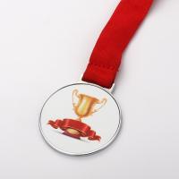 China Customized Football Sport Souvenir Gift Blank Gold Plating Sublimation Medals for sale