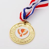 China Customized Football Sport Souvenir Gift Blank Gold Plating Sublimation Medals for sale