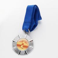 China Customized Football Sport Souvenir Gift Blank Gold Plating Sublimation Medals for sale