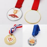 China Customized Football Sport Souvenir Gift Blank Gold Plating Sublimation Medals for sale