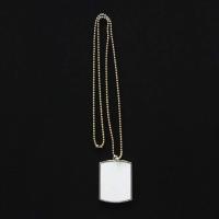 China Personalized Double Sided Metal Sublimation Dog Tags For Sublimation Photos Printing for sale