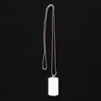 China Personalized Double Sided Metal Sublimation Dog Tags For Sublimation Photos Printing for sale